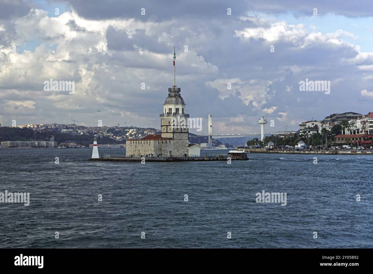 Maiden tower lighthouse in Istanbul Turkey Stock Photo - Alamy