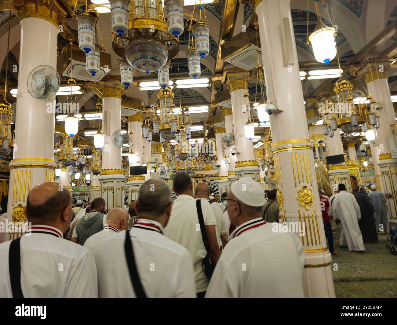 Medina, Saudi Arabia, June 27 2024: Al Rawdah Al Sharefa or Sacred ...