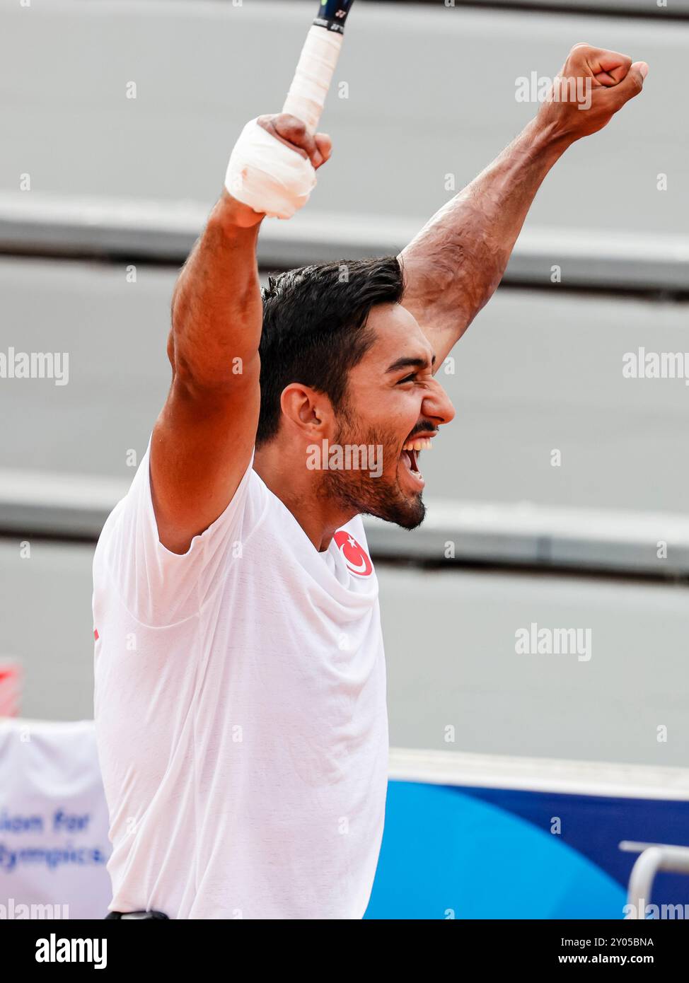 Paris 2024 Paralympic wheelchair tennis event, 31.08.24 in Paris. Ahmet ...