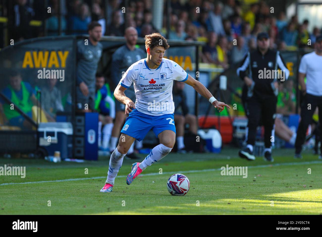 The Exercise Stadium, Harrogate, England - 31st August 2024 Christopher ...