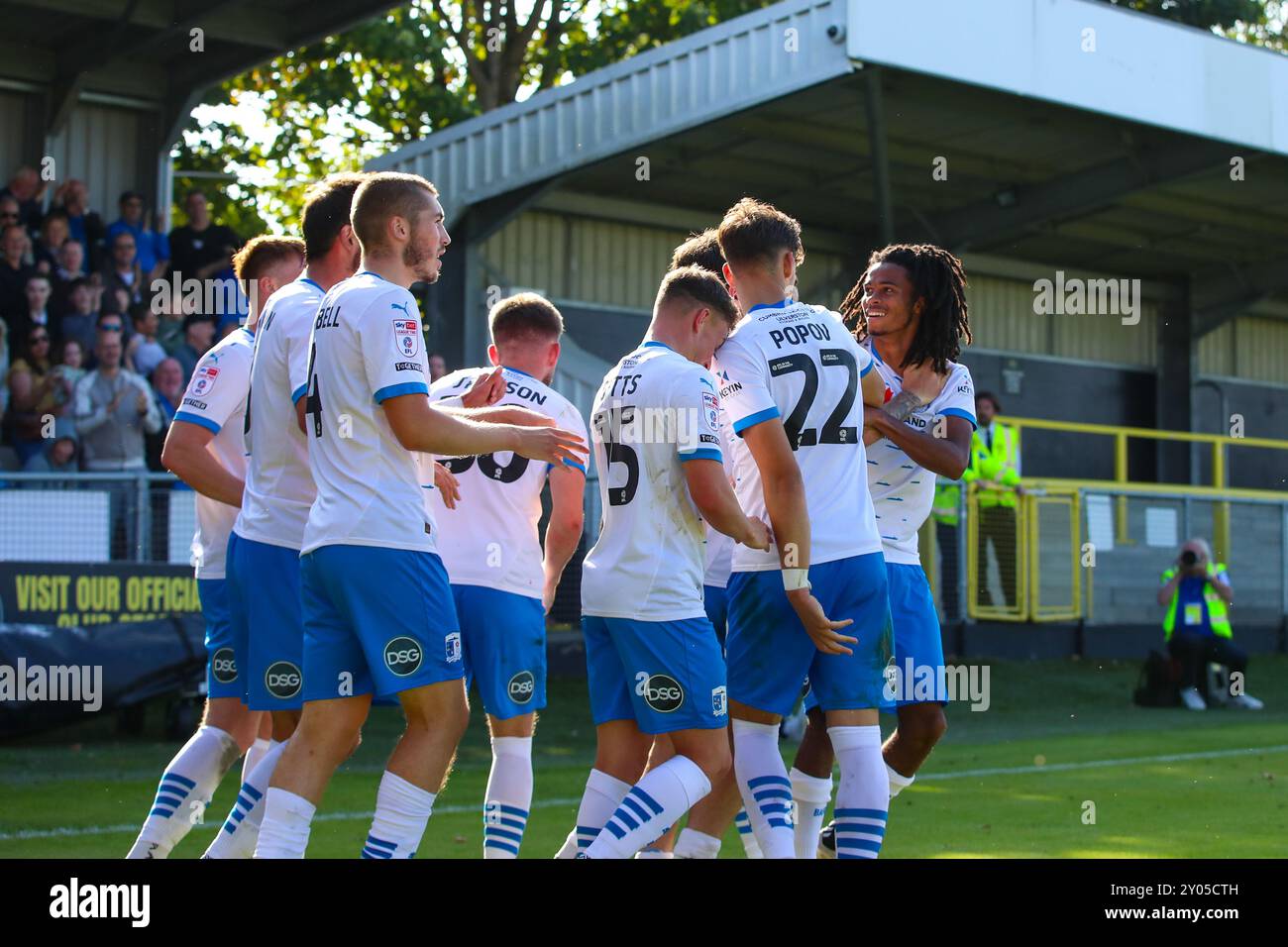 The Exercise Stadium, Harrogate, England - 31st August 2024 Neo ...