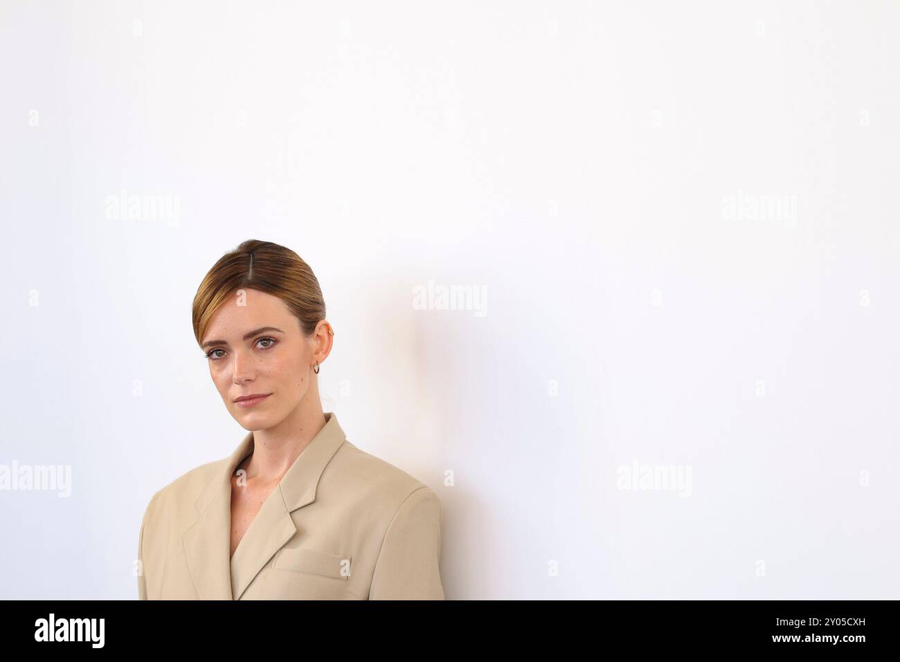 Stacy Martin poses for photographers at the photo call for the film ...