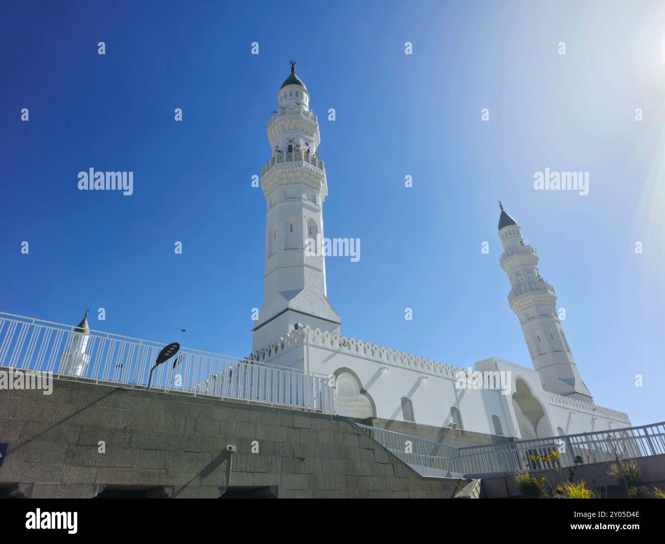 The Quba Mosque, thought to be the first mosque in the world, built on ...