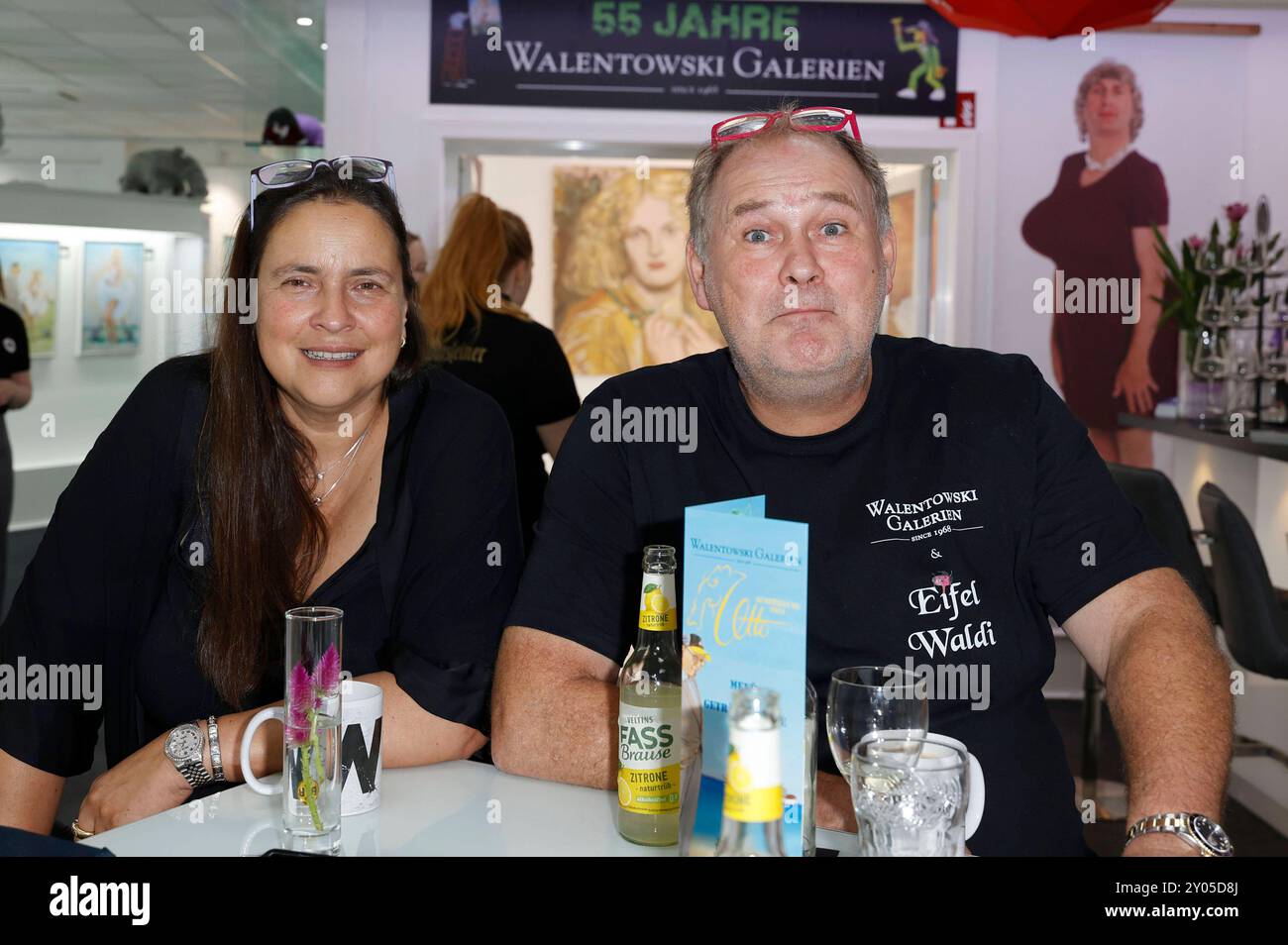 Walter 80 Euro Waldi Lehnertz mit Frau Soja Burghausen bei der VIP ...