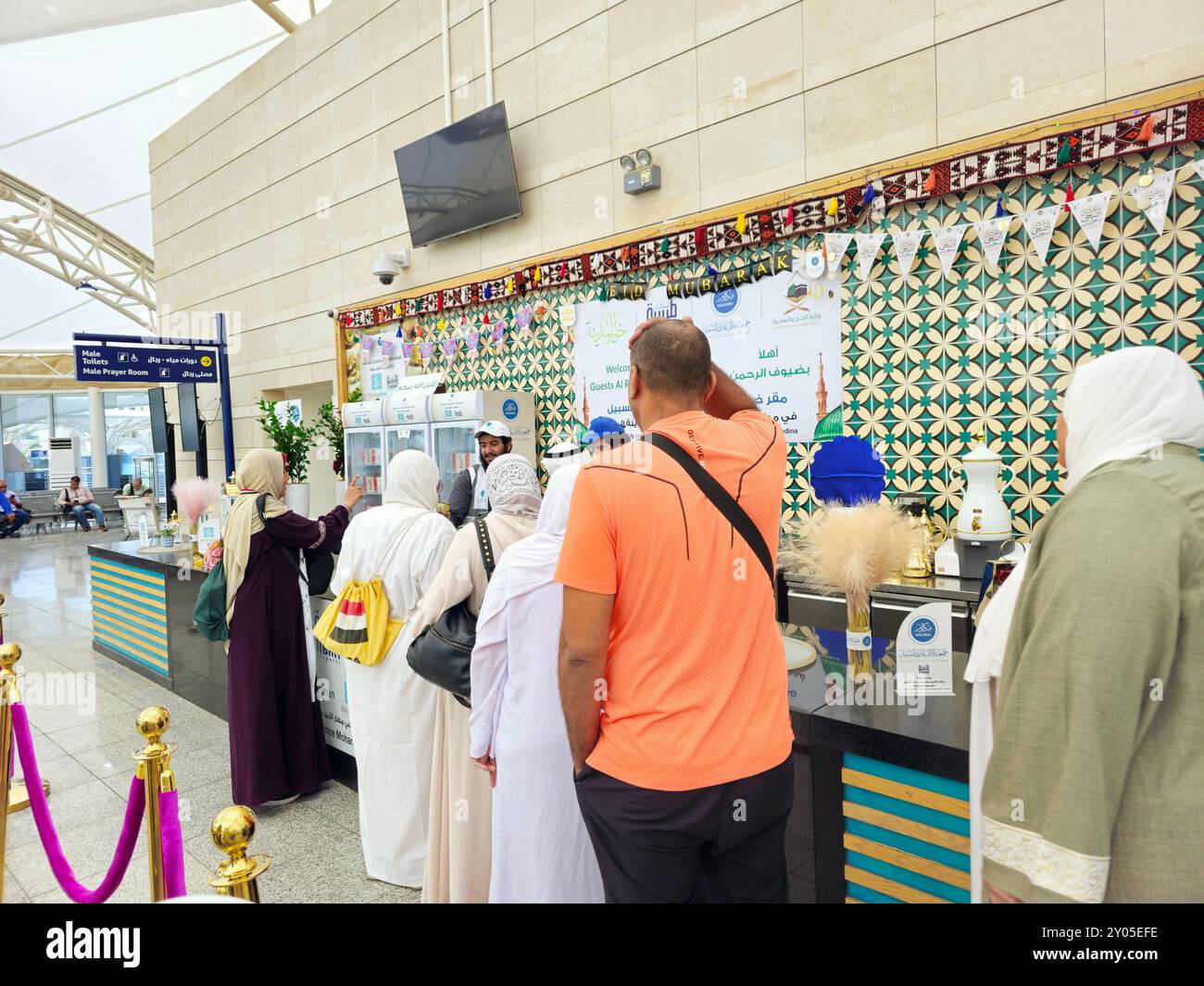 Medina, Saudi Arabia, June 29 2024: Prince Mohammad Bin AbdulAziz International Airport Or ...