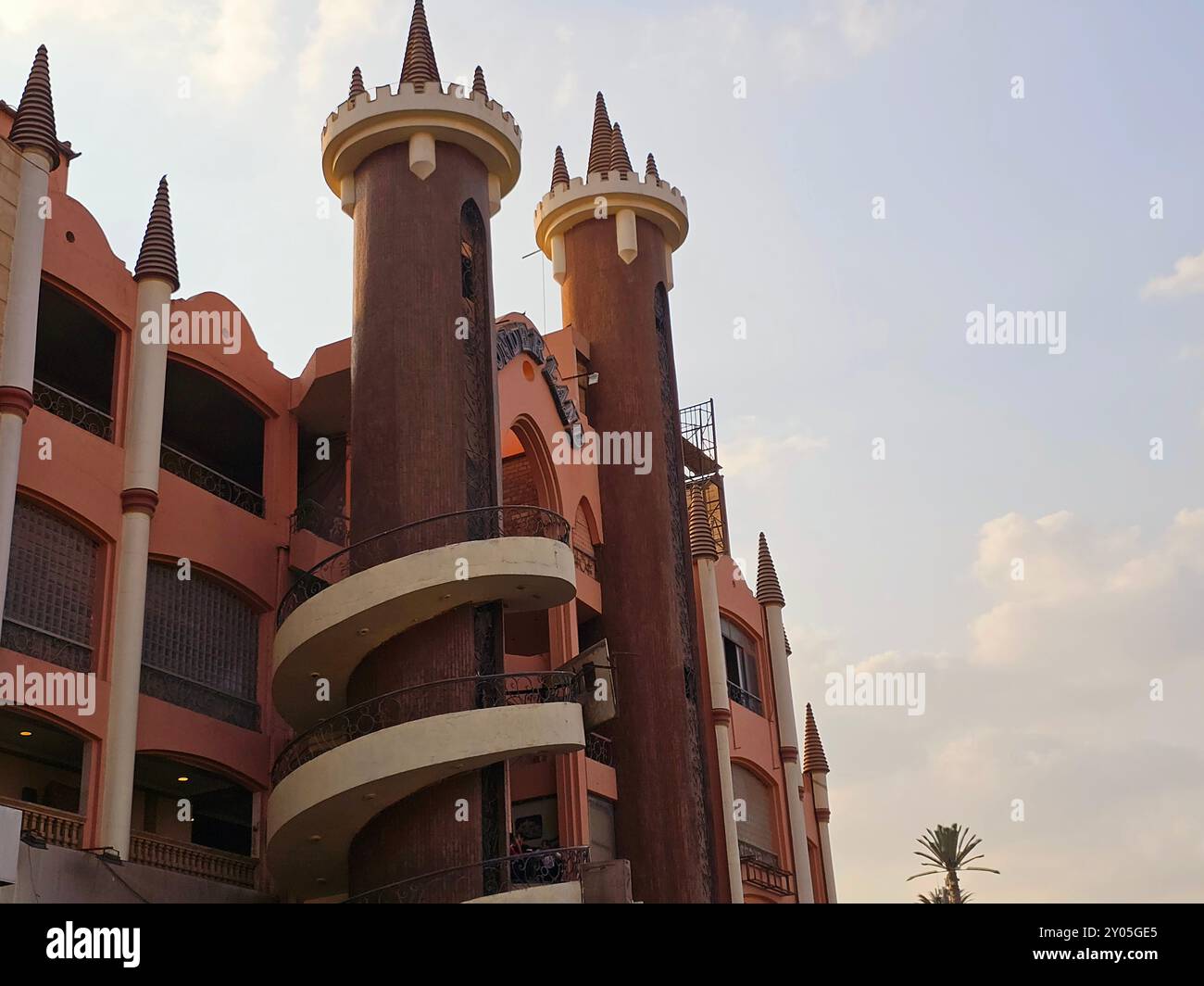 Cairo, Egypt, July 27 2024: Wonder Land Amusement Park, Wonderland city ...