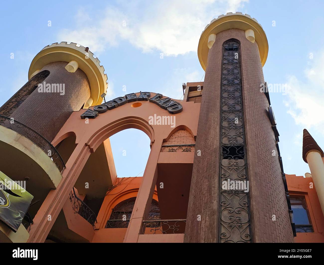 Cairo, Egypt, July 27 2024: Wonder Land Amusement Park, Wonderland city ...