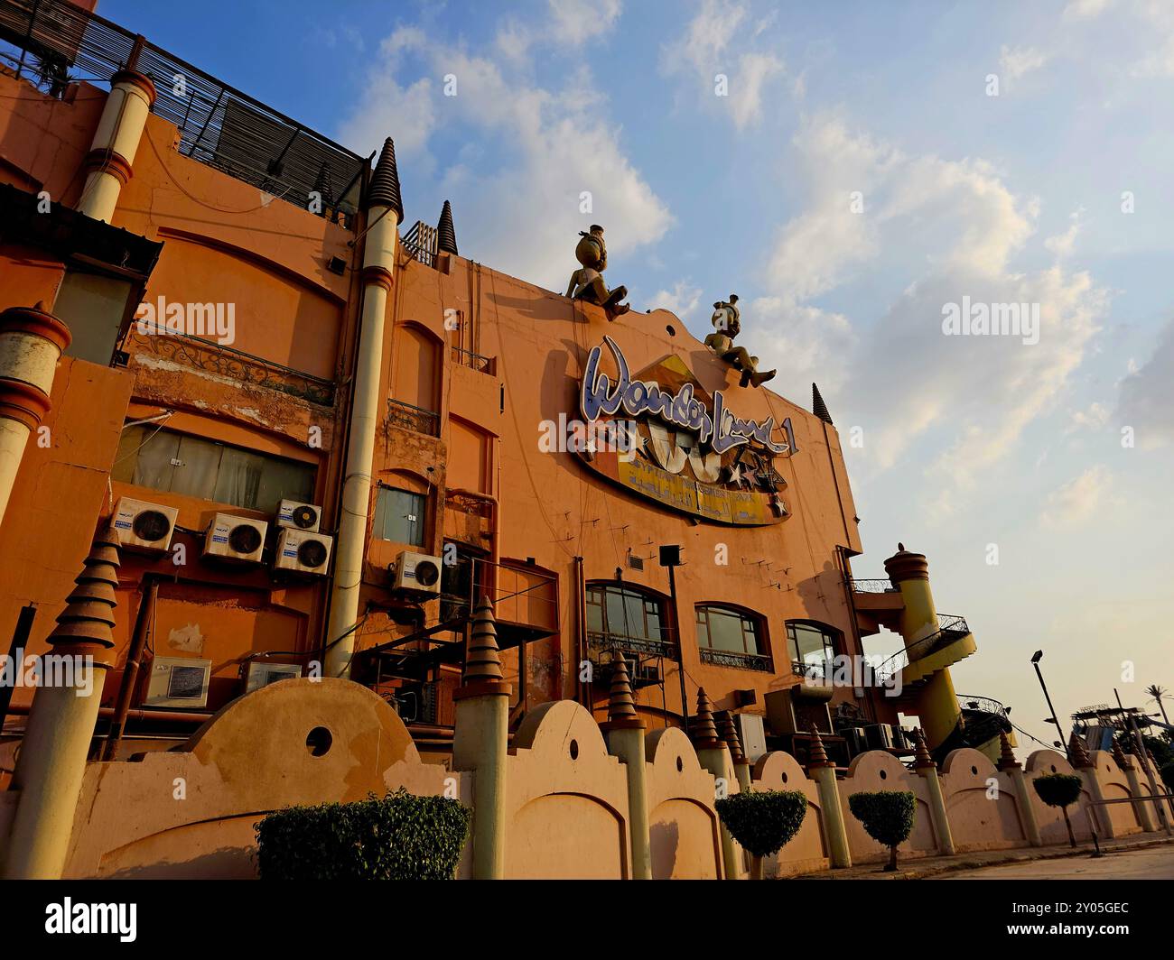 Cairo, Egypt, July 27 2024: Wonder Land Amusement Park, Wonderland city ...