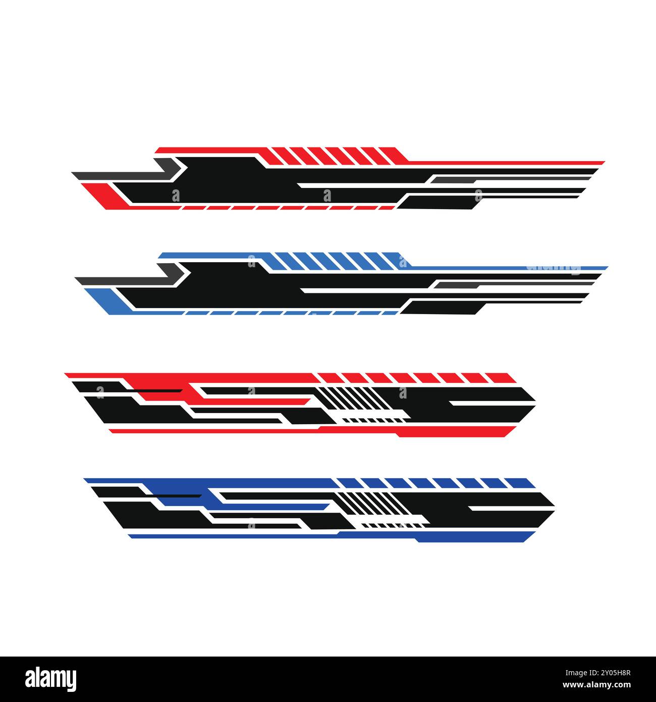 Striped decals Stock Vector Images - Alamy