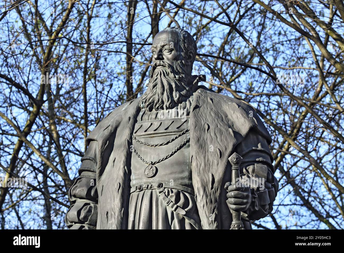 Monument to the Duke of Prussia Albrecht, founder of the Koenigsberg ...