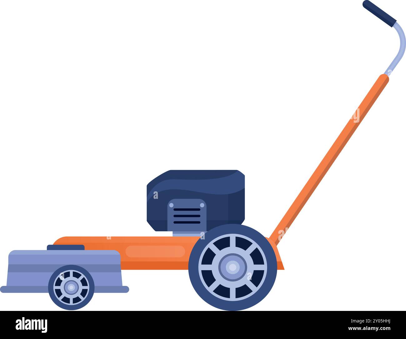 Mower cartoon hi-res stock photography and images - Alamy