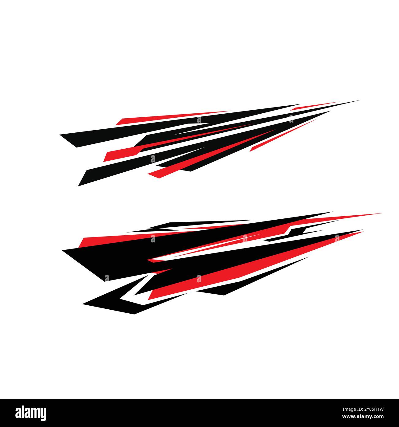 car body wrapping sticker design vector. car branding sticker Stock ...