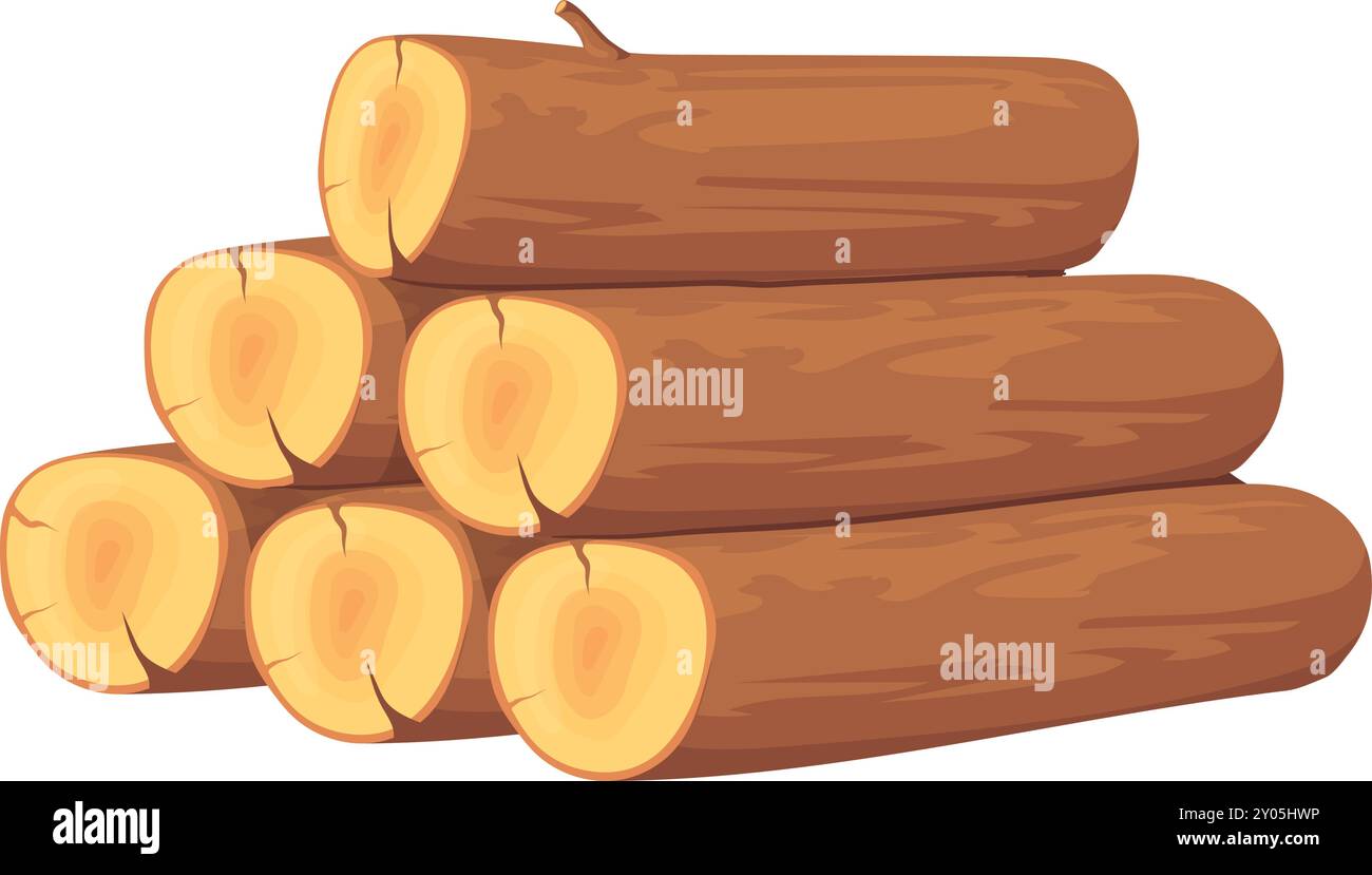 Bonfire log pile Stock Vector Images - Alamy