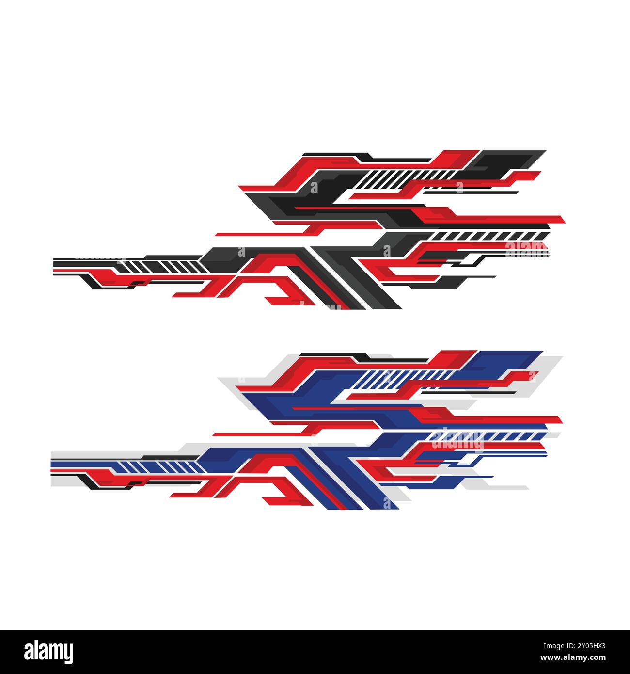 car decal collection design vector. decal car stripes lines Stock ...