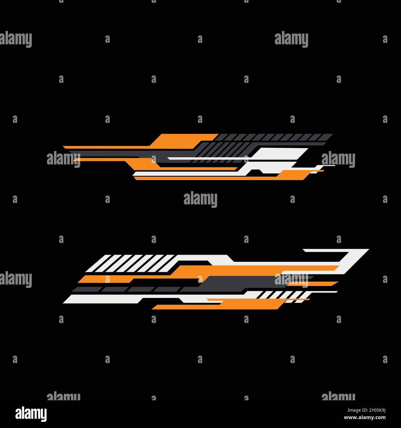 vector decal car livery car body wrapping background Stock Vector Image ...