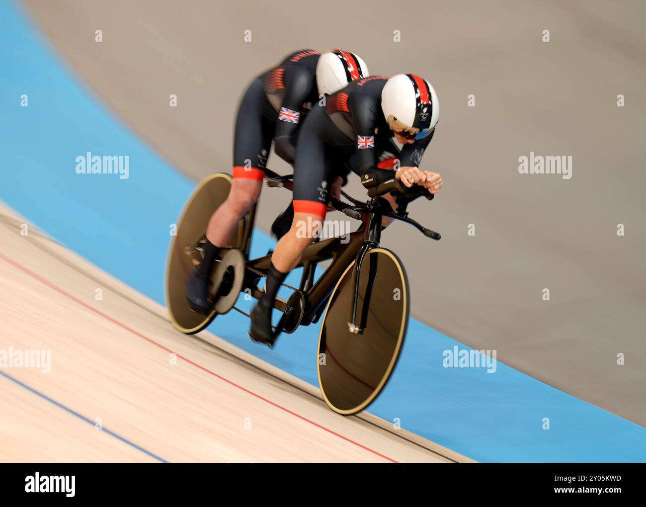 Great Britain's Lora Fachie and pilot Corrine Hall during the Women's B ...