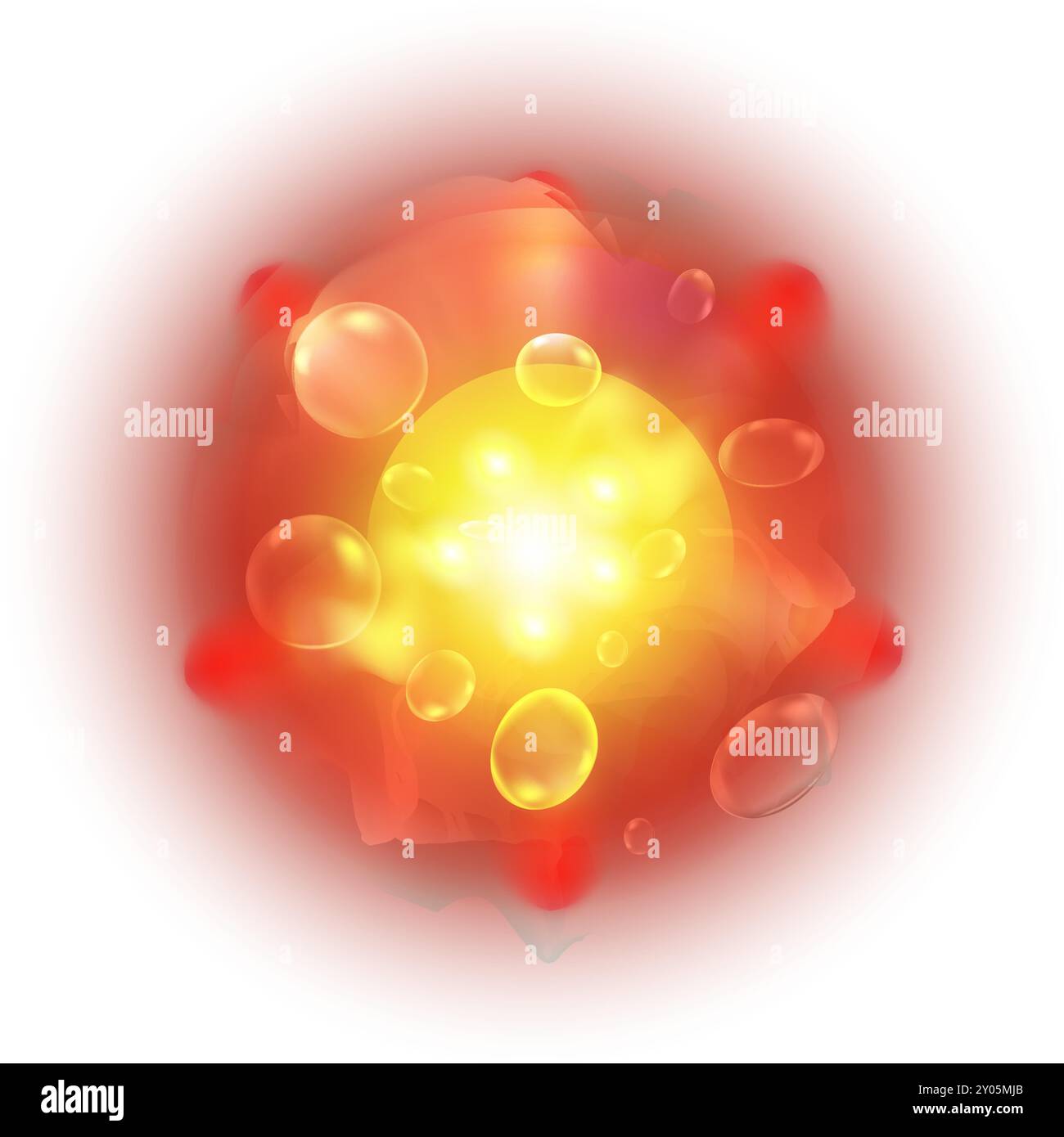 Magma lava red flash Stock Vector Images - Alamy