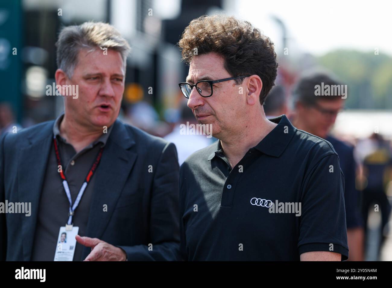 DOLLNER Gernot, Audi CEO, with BINOTTO Mattia, Chief Operating and ...