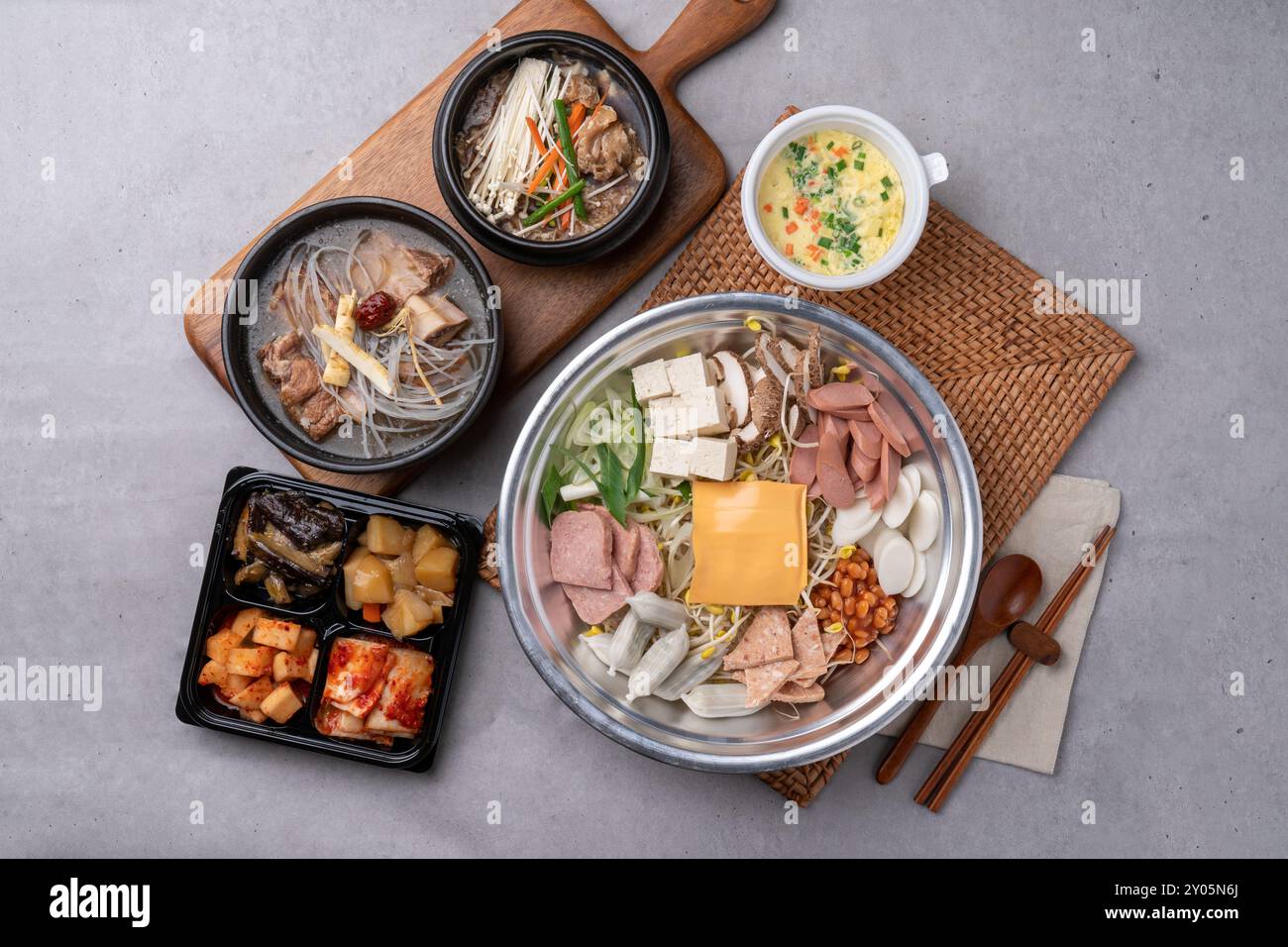 Korean food, budae jjigae, galbitang, earthen pot, bulgogi, pork belly ...