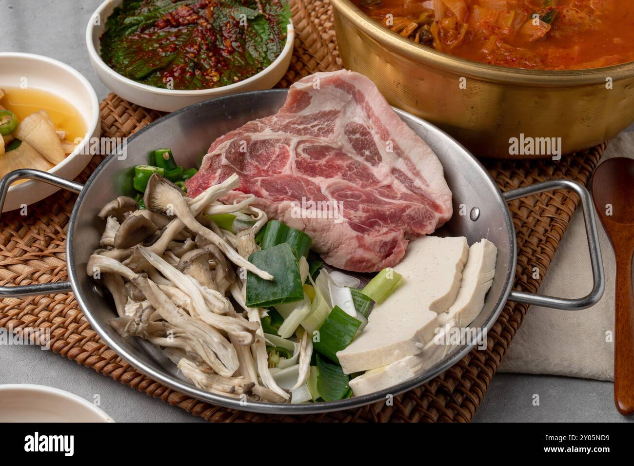 Samchi, fish, grilled, side dish, kimchi, perilla leaf, seasoned, beef ...