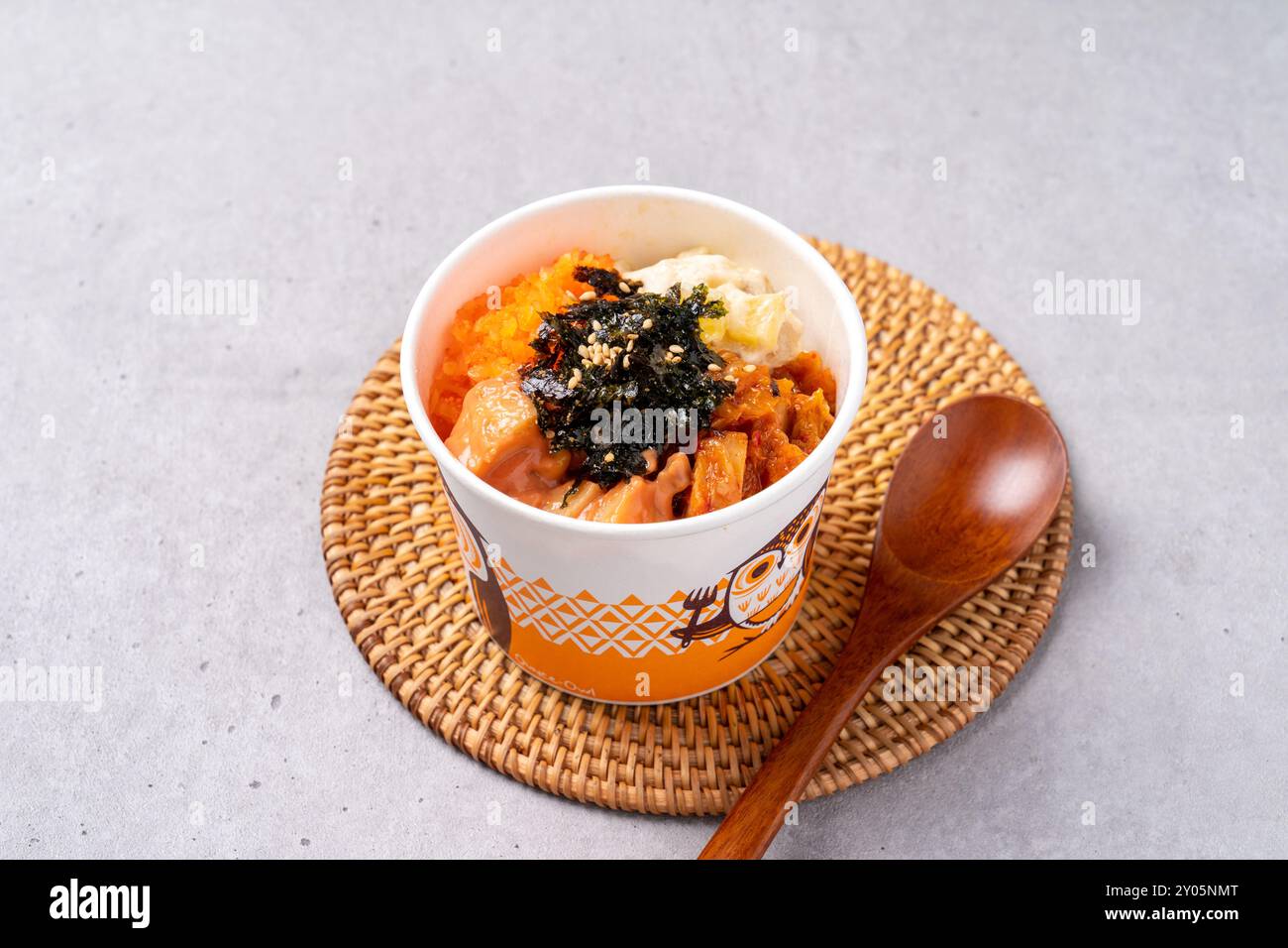 Chalsundae, sundae, rice tteokbokki, tteokbokki, cup rice, clear fish ...