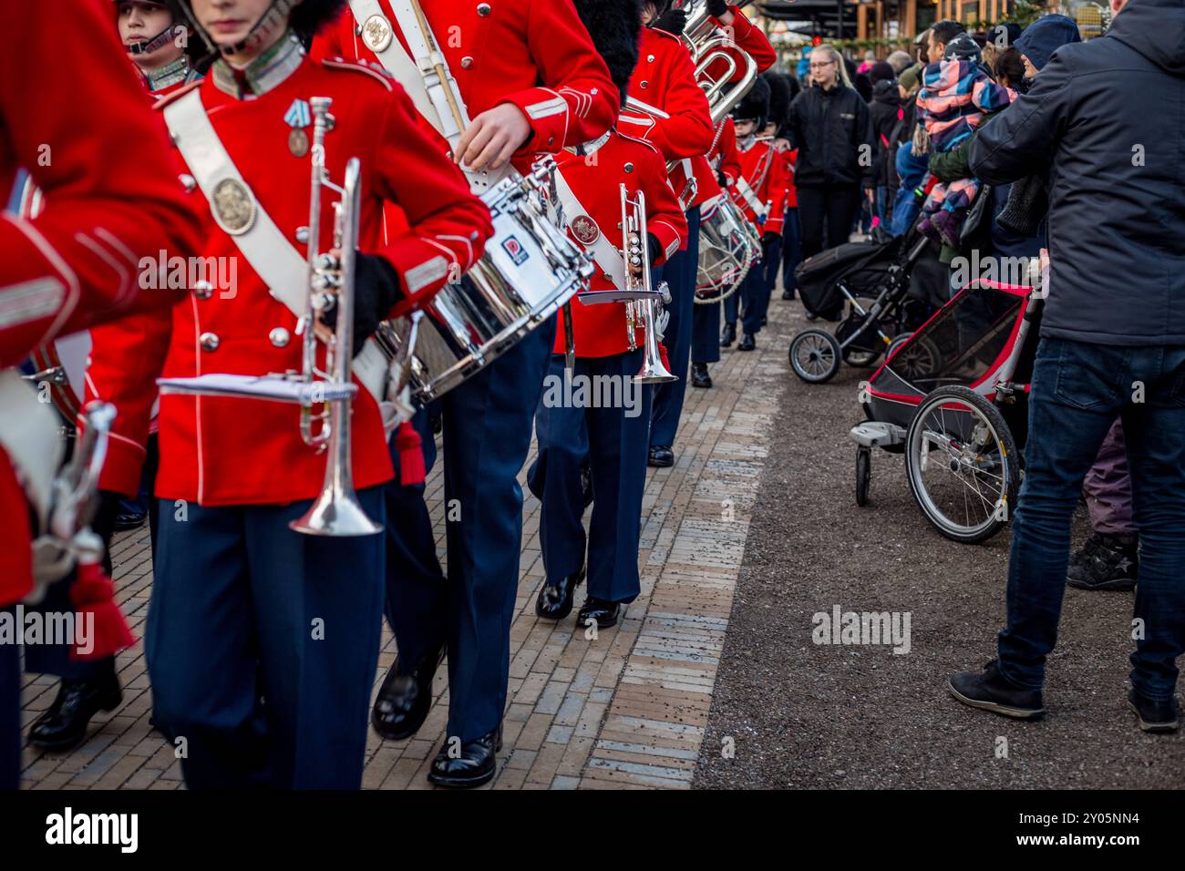 Danish orchestra at Tivoli, Copenhagen Stock Photo - Alamy