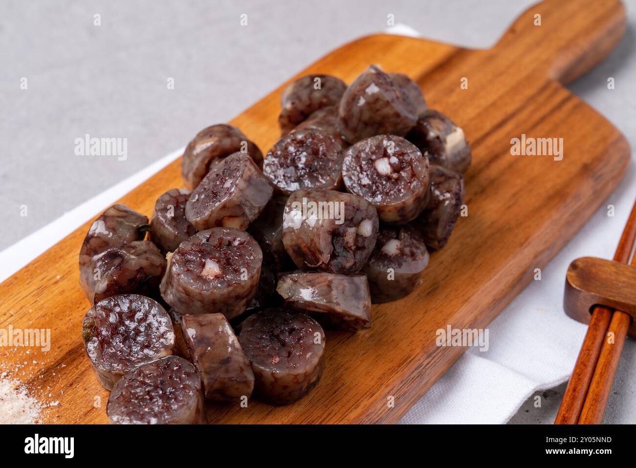 Chalsundae, sundae, rice tteokbokki, tteokbokki, cup rice, clear fish ...