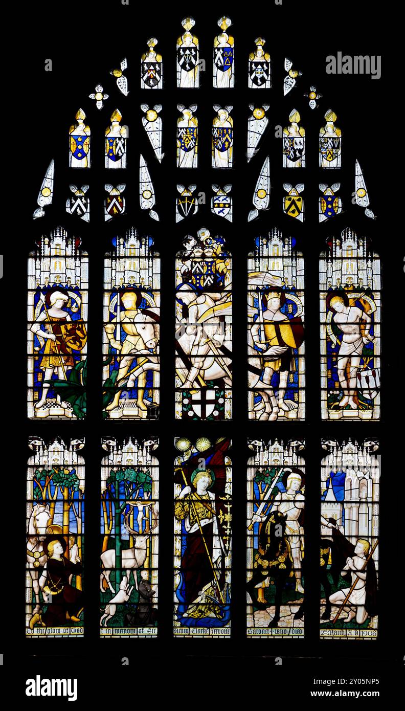 South transept window by Sir Ninian Comper, St. Peter and St. Paul`s ...