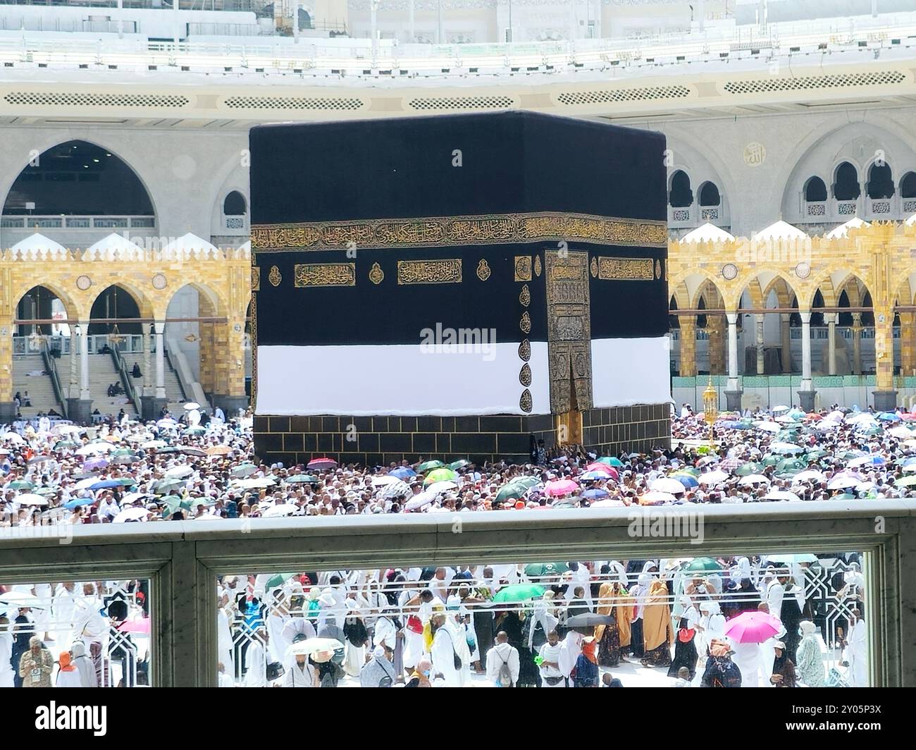 Mecca, Saudi Arabia, June 4 2024: Tawaf around Kaaba in Hajj ...