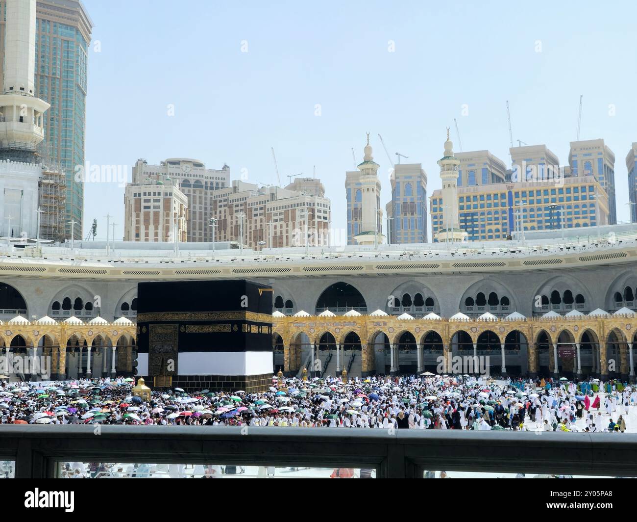 Mecca, Saudi Arabia, June 4 2024: Tawaf around Kaaba in Hajj ...