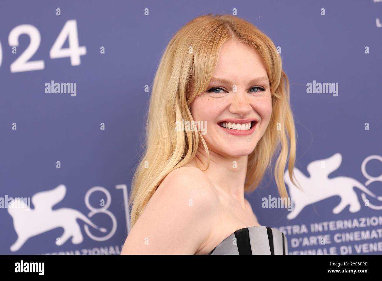 Emma Laird poses for photographers at the photo call for the film 'The ...
