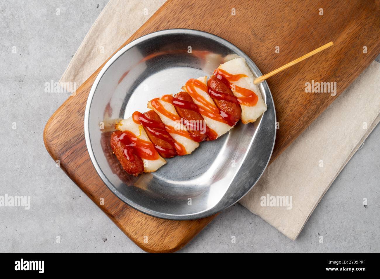 Soondae, Korean food, snack food, spicy rice cake, fried rice cake ...