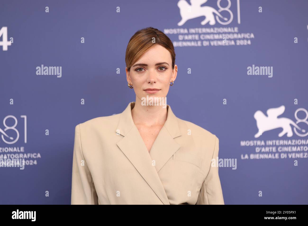 Stacy Martin poses for photographers at the photo call for the film ...