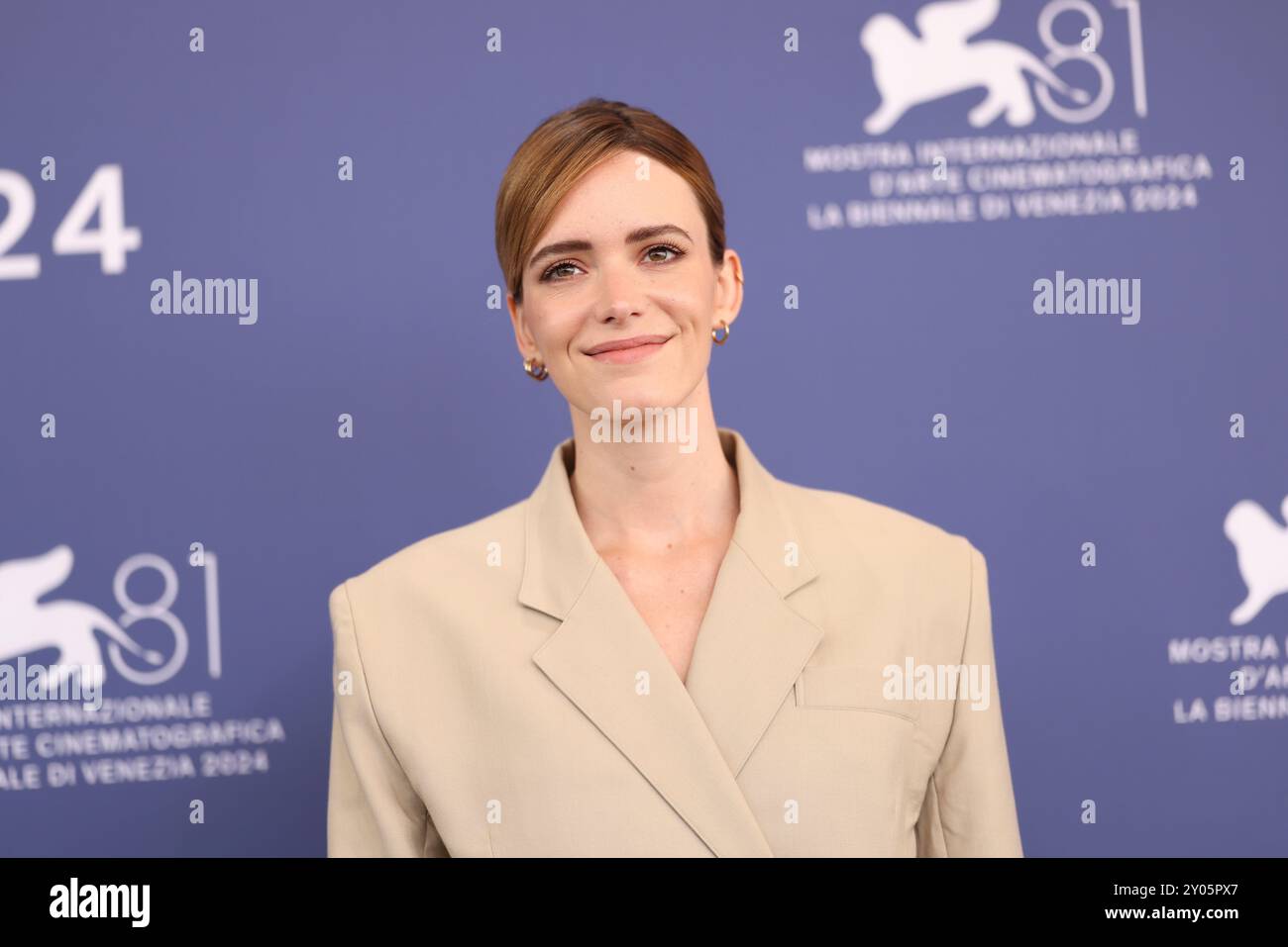 Stacy Martin poses for photographers at the photo call for the film ...