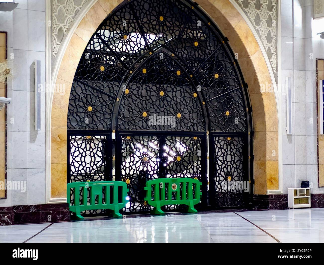 Mecca, Saudi Arabia, June 4 2024: Details of Al Masjid al-Haram, the ...