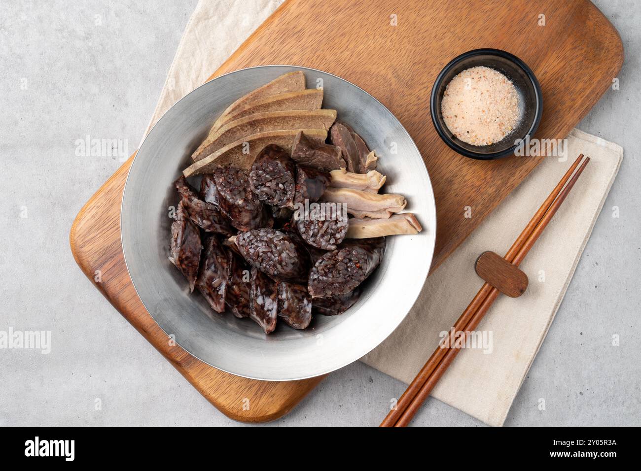 Soondae, Korean food, snack food, spicy rice cake, fried rice cake ...