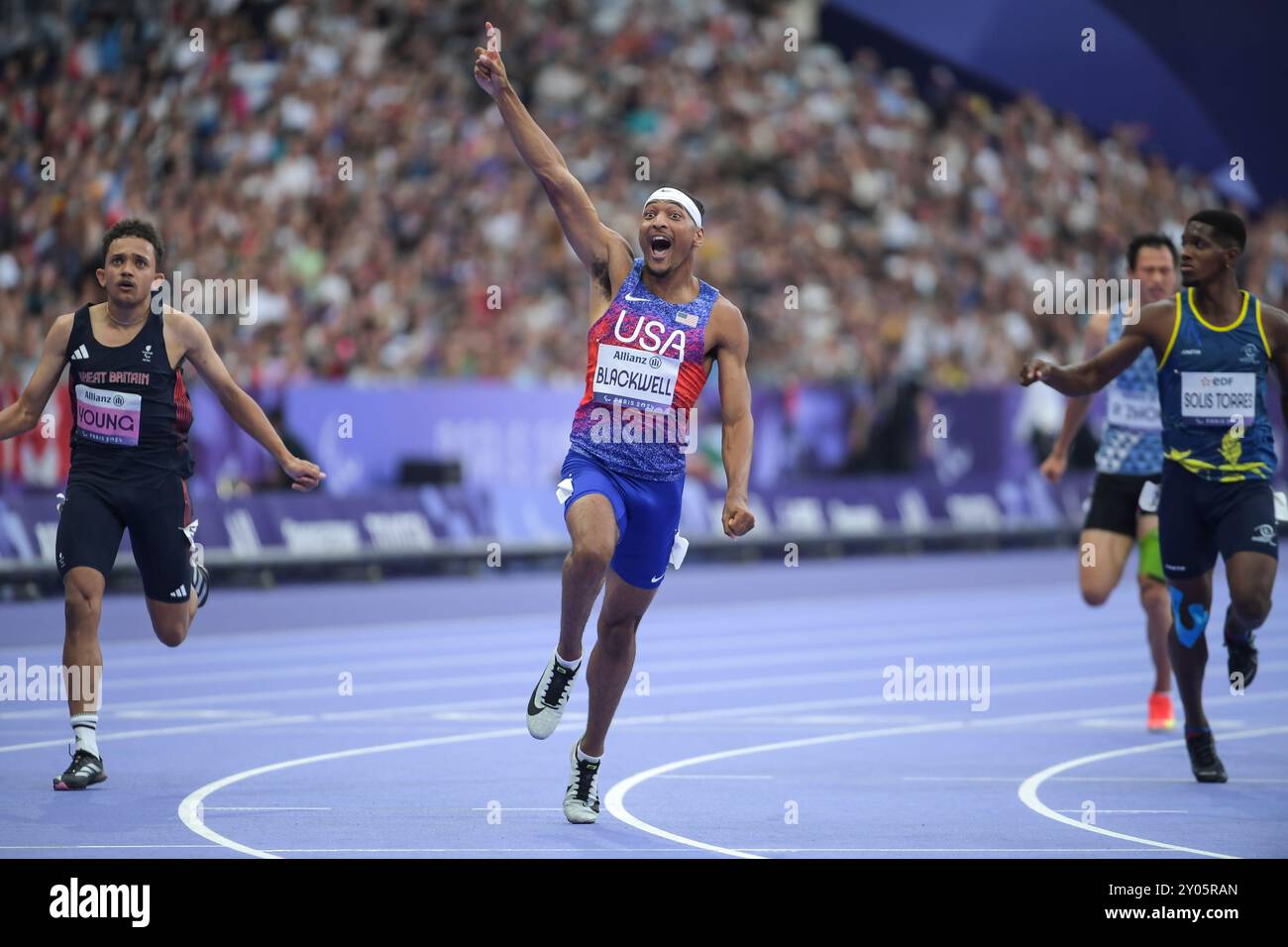 Celebration of the olympic games in france 2024 hi-res stock ...