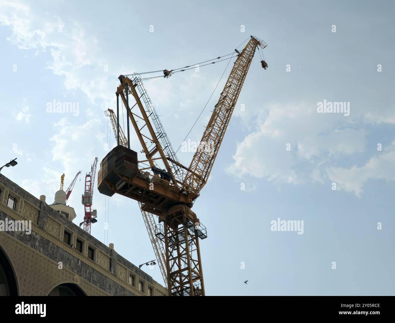 Mecca, Saudi Arabia, June 5 2024: A construction site with cranes and ...