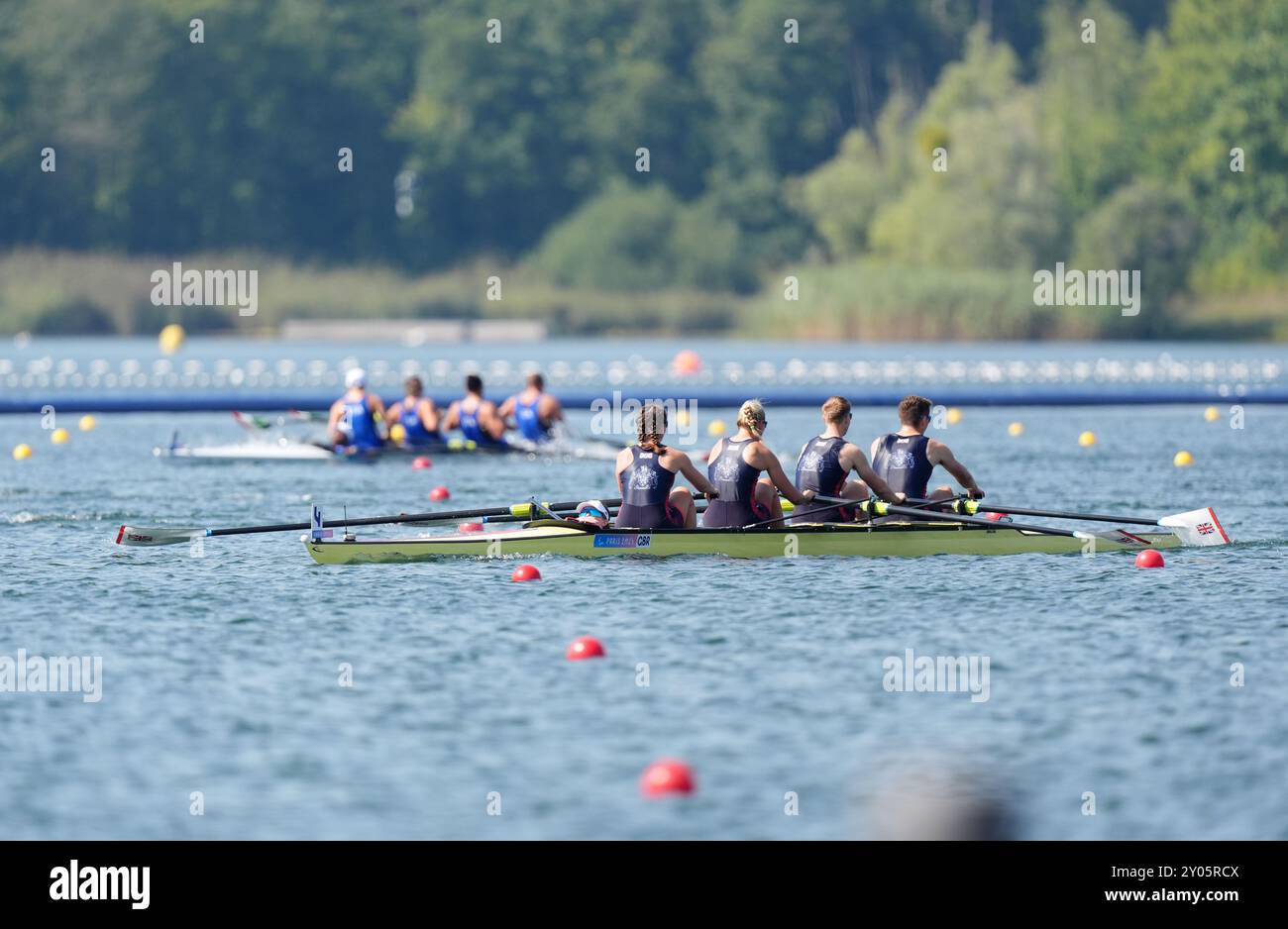 Great Britain's Francesca Allen, Giedre Rakauskaite, Josh O'Brien, Ed ...