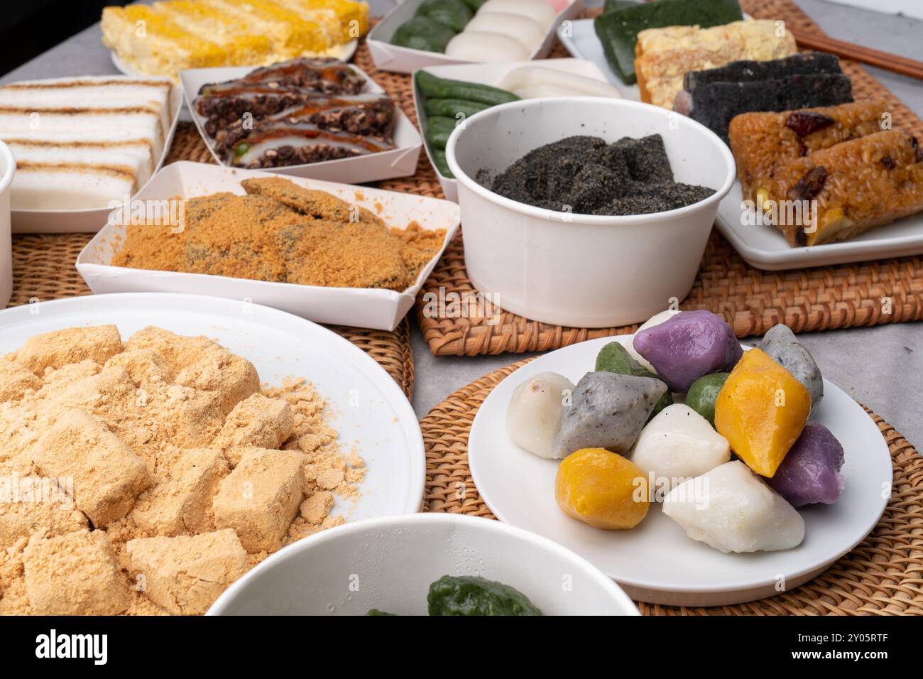 Korean food, traditional food, rice cake, Korean rice cake, pumpkin ...