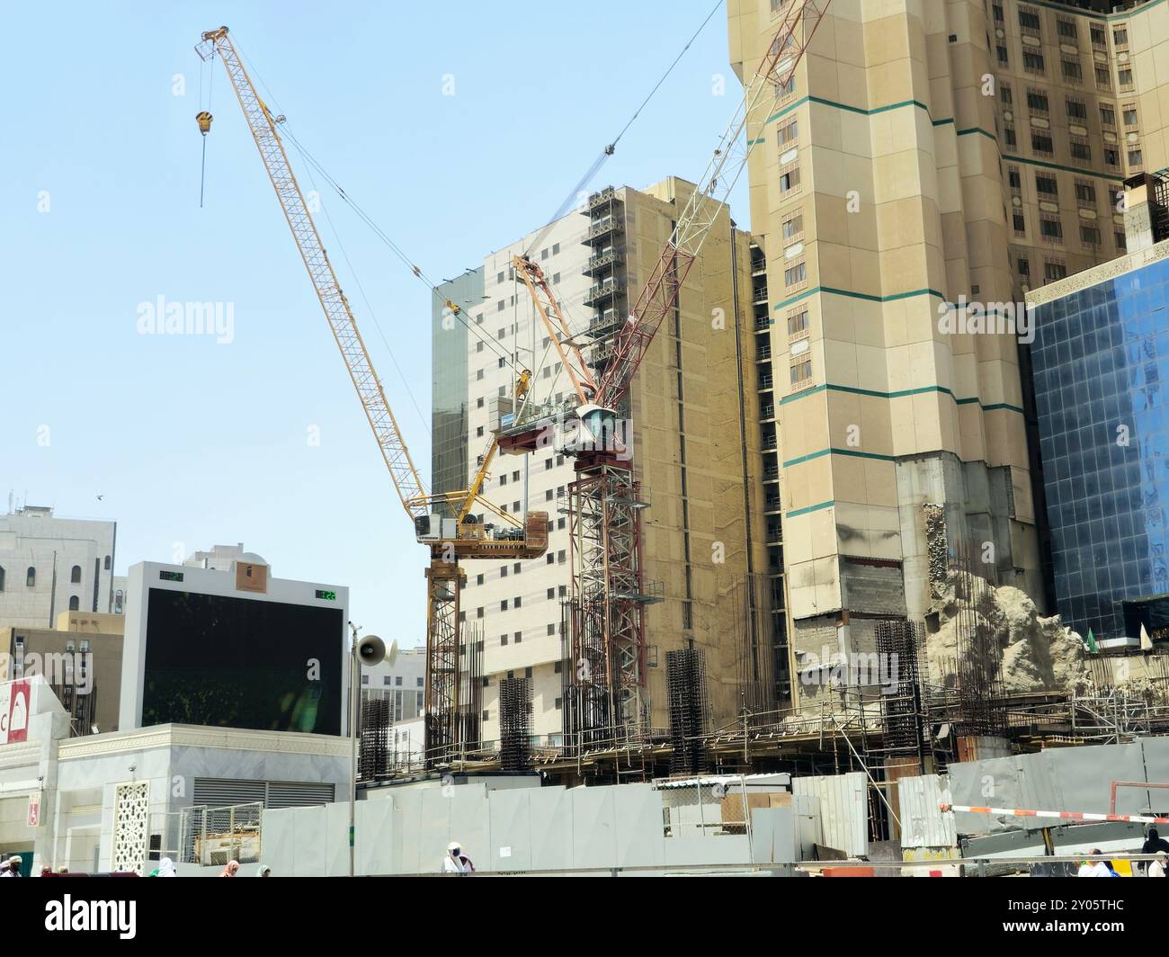 Mecca, Saudi Arabia, June 4 2024: A new building under construction ...