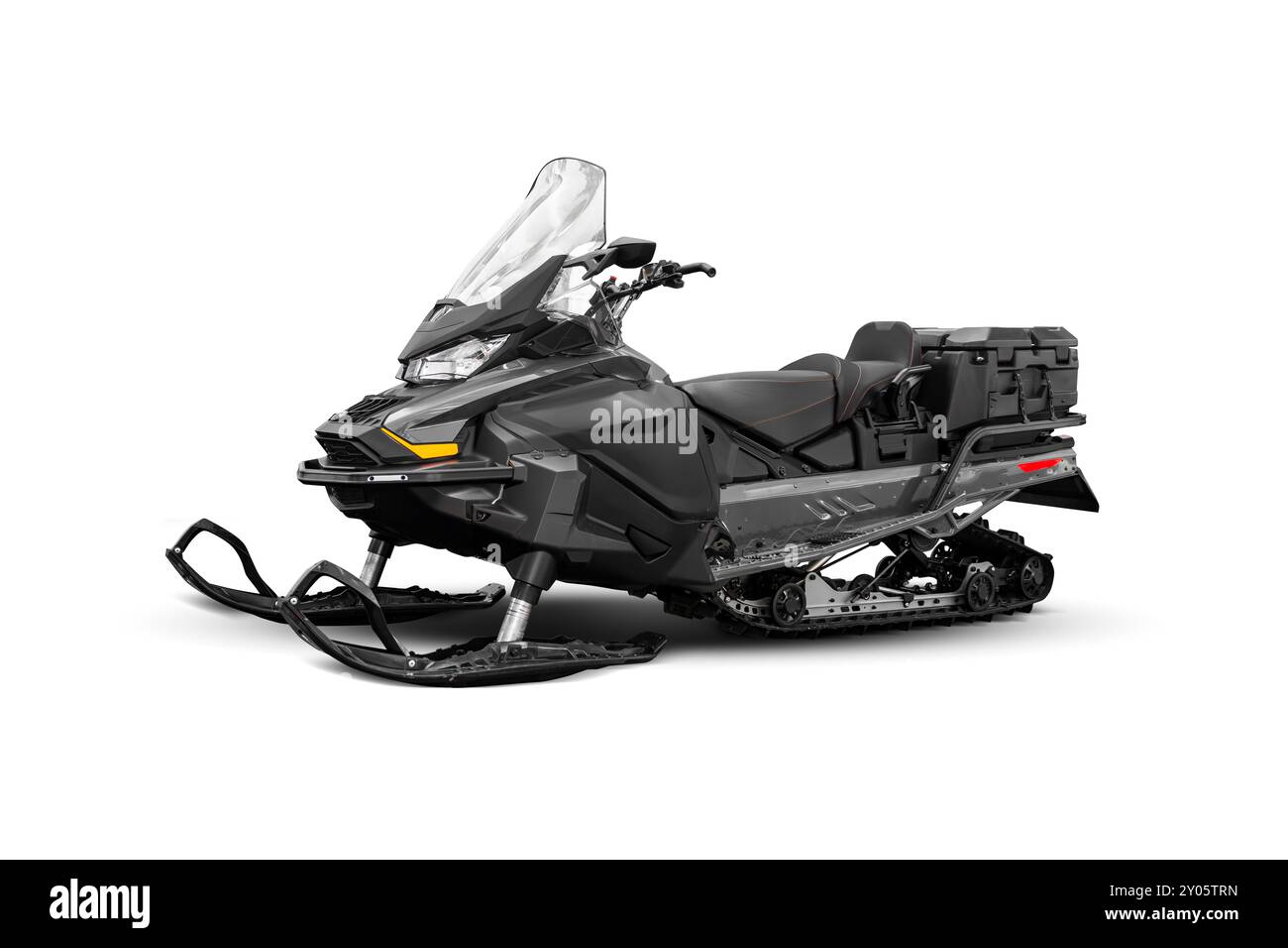 Man on snowmobile in Cut Out Stock Images & Pictures - Alamy