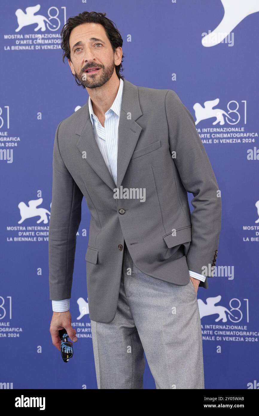 Venezia, Italia. 01st Sep, 2024. Adrien Brody attends the "The ...