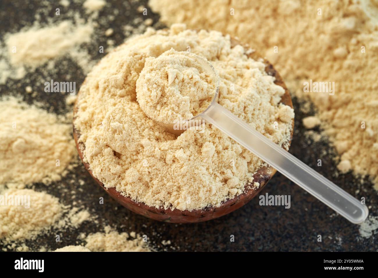 Transparent measuring spoon protein powder hi-res stock photography and ...