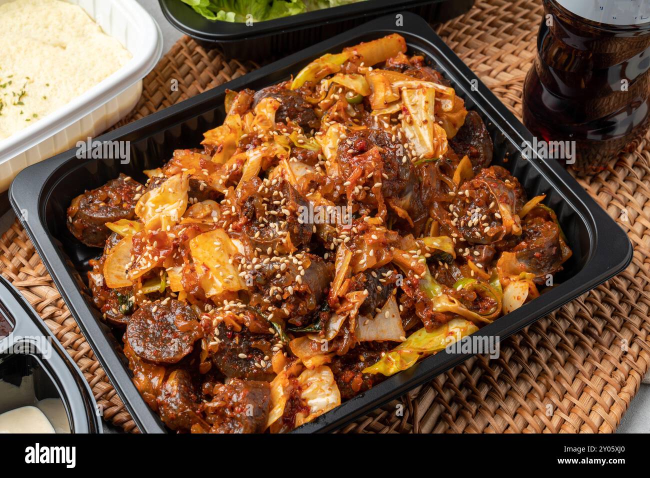 Gopchang, vegetables, stir-fry, sundae, dumplings, fried dumplings ...