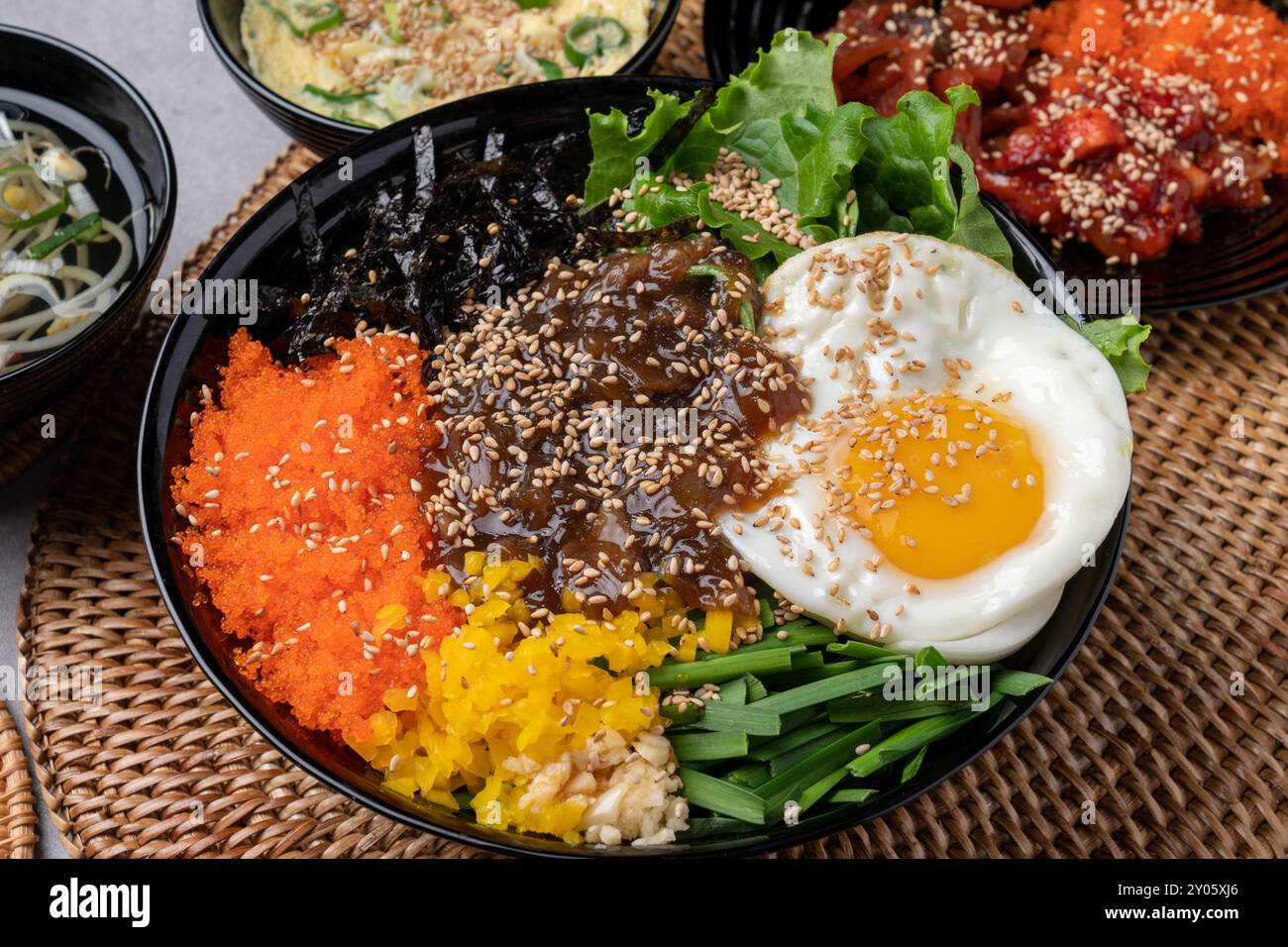 boneless, crab marinated, bibimbap, set menu, Korean food, cockles, soy ...