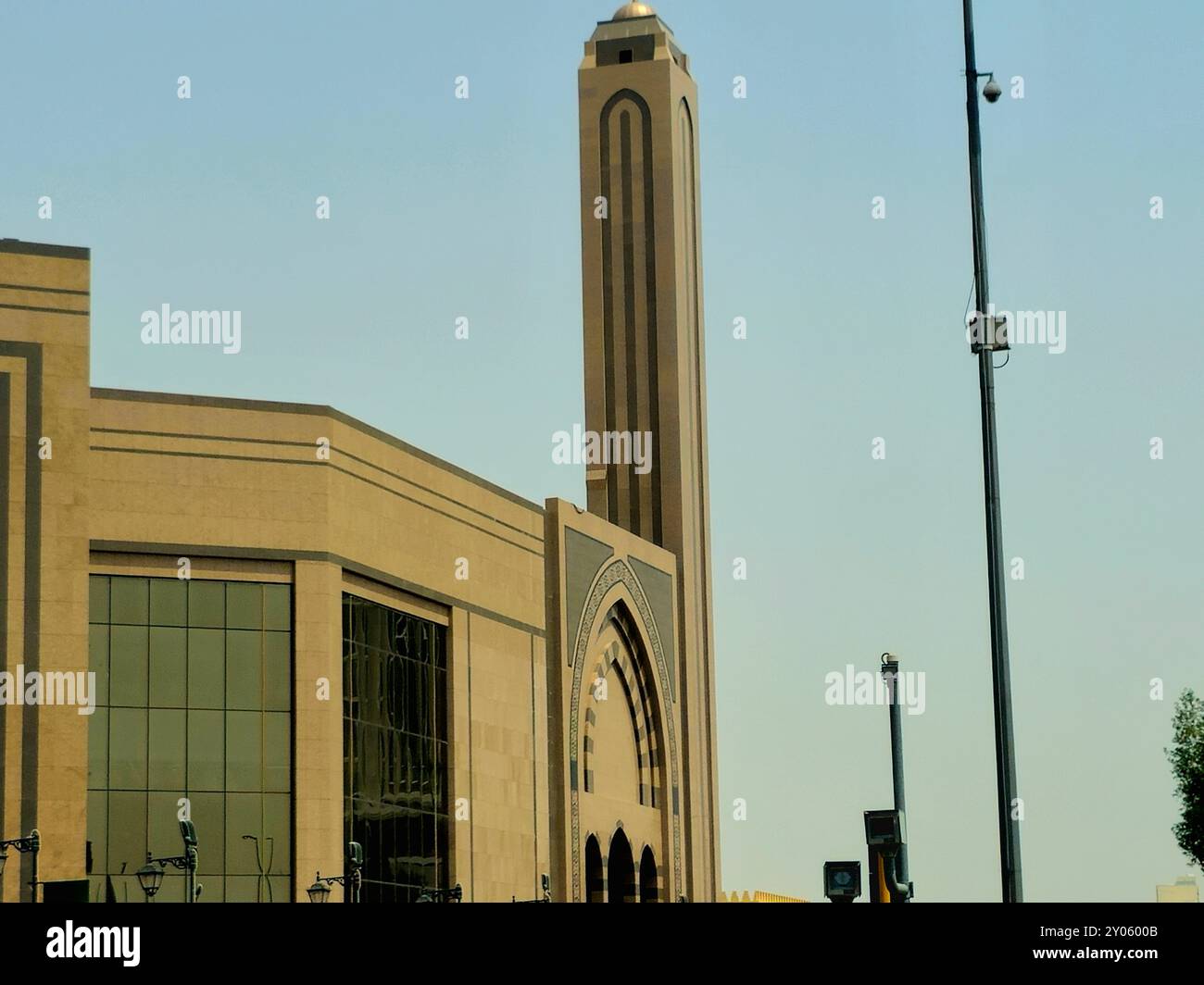 Mecca, Saudi Arabia, June 8 2024: A mosque in the streets of Makkah ...