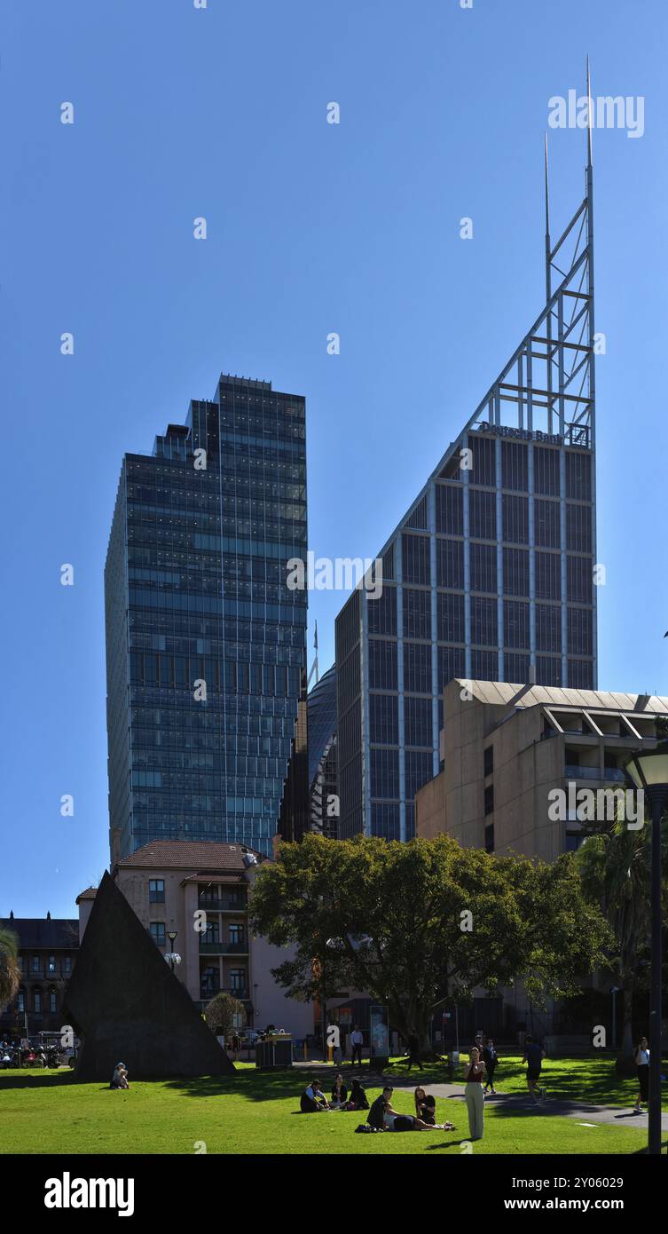 Sydney architecture, 60 Martin Place and Deutsche Bank Place tower ...