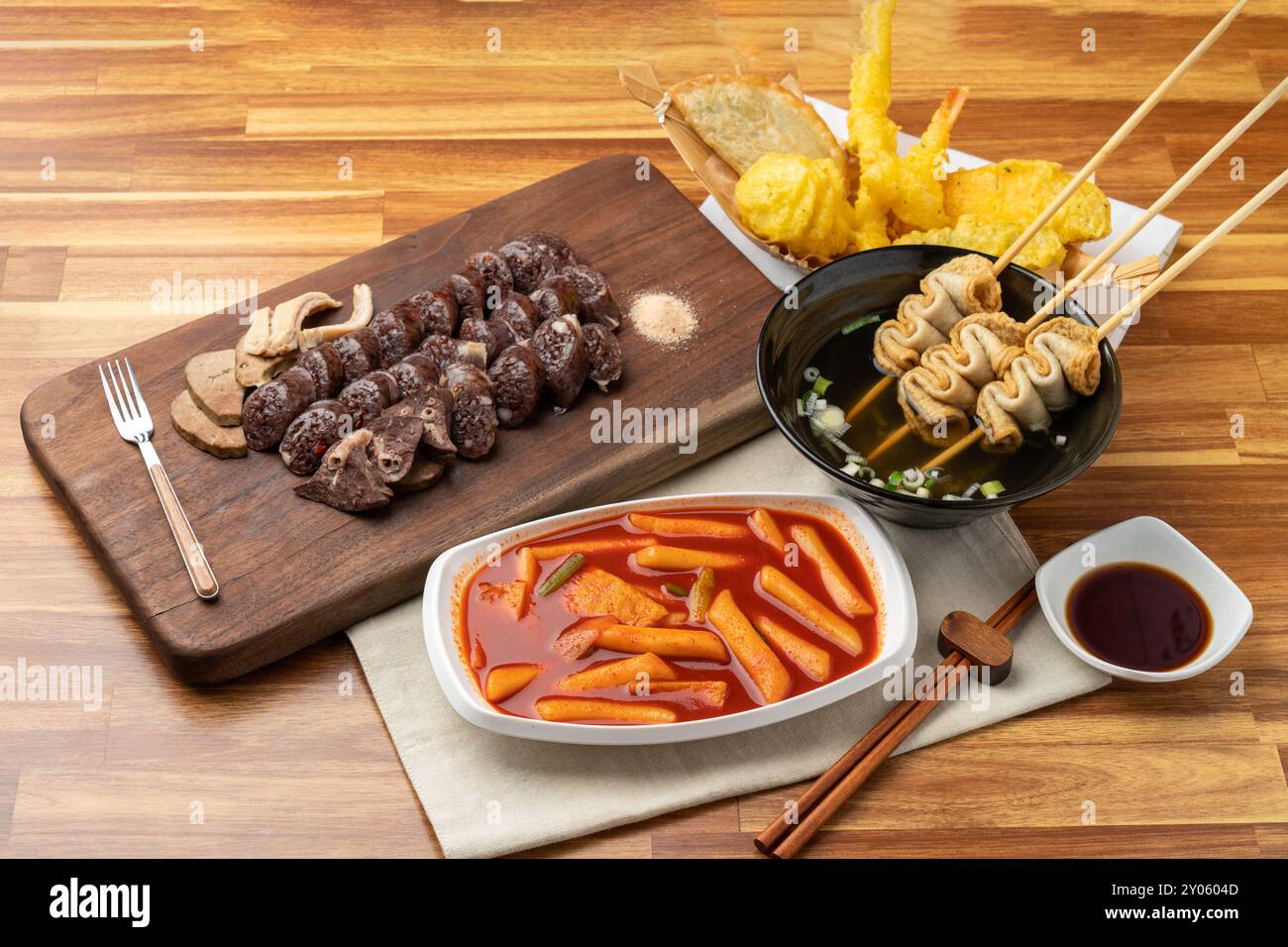 Snack, Korean food, tteokbokki, sundae, fried food, fish cake, fish ...
