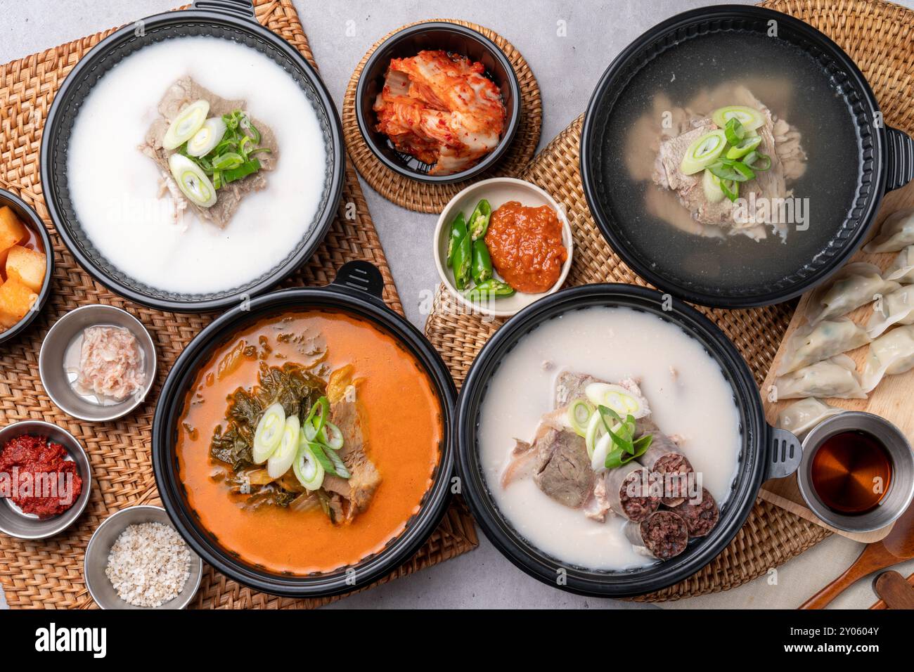 Korean food, beef, beef, sundae soup, seolleongtang, Naju, gomtang ...